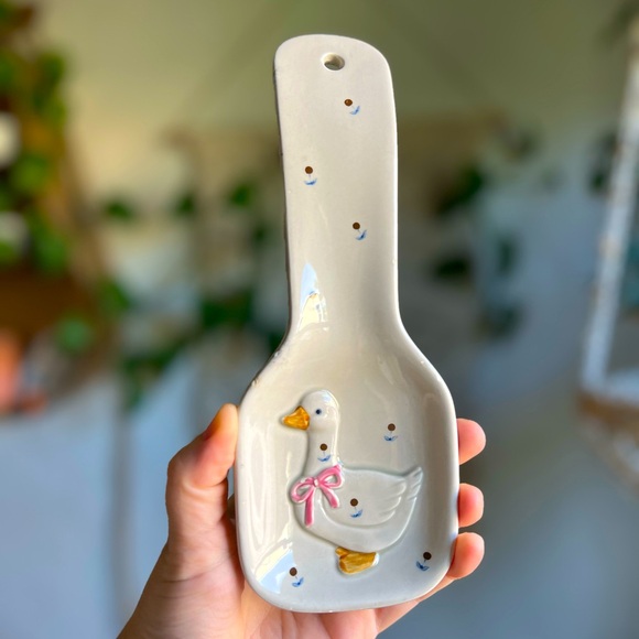 Vintage | Kitchen | Vintage Otagiri Spoon Rest With Goose Design Japan ...